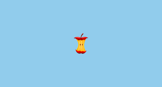 Apple Core Emoji | Meaning, Copy And Paste