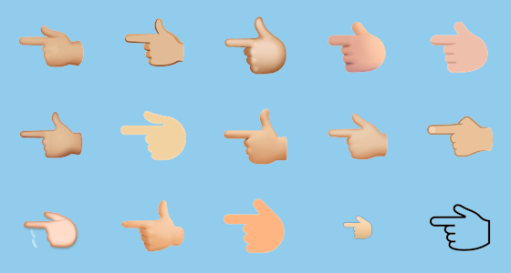 👈🏼 Backhand Index Pointing Left: Medium-Light Skin Tone on Noto Color ...