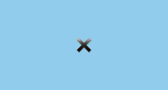 Cancellation X Emoji | Meaning, Copy And Paste