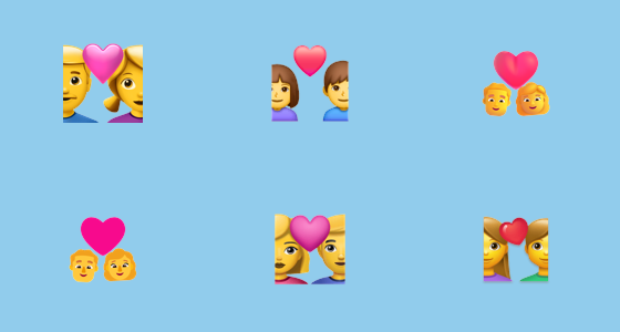 👨‍ ️‍👩 Couple With Heart - Man, Woman Emoji | Meaning, Copy And Paste