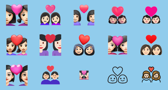 Cute Light Skin Couples Kissing