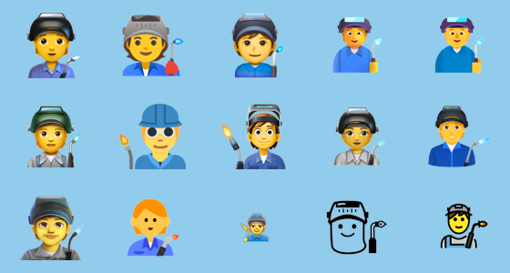 🧑‍🏭 Factory Worker on Noto Emoji Font 16.0