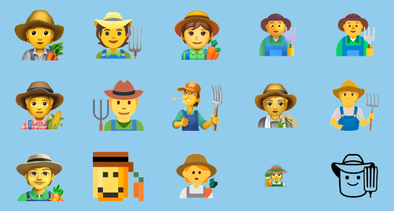 🧑‍🌾 Farmer on Noto Emoji Font 16.0