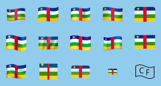🇨🇫 Drapeau : République Centrafricaine sur Samsung One UI 7.0 April 2025