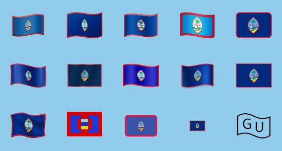 🇬🇺 Flag: Guam on Samsung One UI 7.0 April 2025