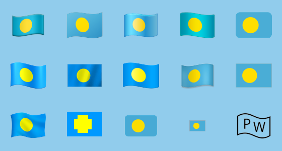 🇵🇼 Flag: Palau på Google Noto Color Emoji 16.0 June Update