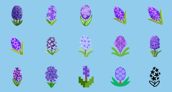 Purple Flower Emoji Copy Paste - Home Alqu