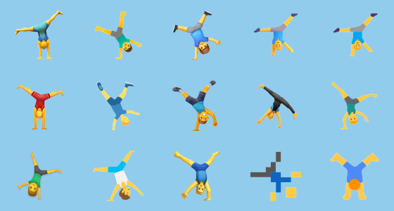 🤸‍♂️ Man Cartwheeling on Samsung Experience 9.5