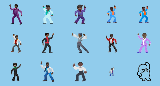 🕺🏿 Man Dancing: Dark Skin Tone on Microsoft Windows 11 23H2 June 2024 ...