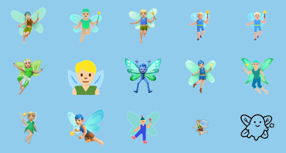 🧚🏼‍♂️ Man Fairy: Medium-Light Skin Tone on Apple iOS 18.4