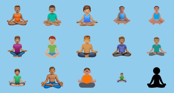🧘🏽‍♂️ Man in Lotus Position: Medium Skin Tone Emoji | Meaning, Copy And ...