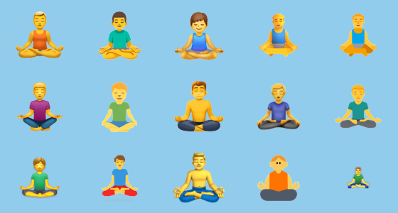 🧘‍♂️ Man in Lotus Position Emoji