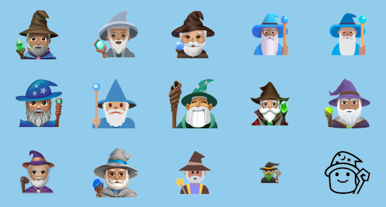 🧙🏽‍♂️ Man Mage: Medium Skin Tone on Microsoft Windows 11 23H2 June 2024 ...