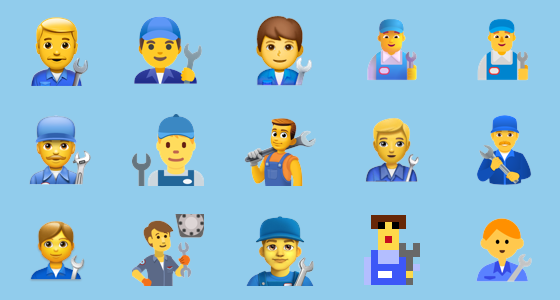 👨‍🔧 Mecânico Emoji