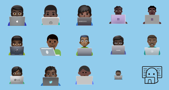 👨🏿‍💻 Man Technologist: Dark Skin Tone Emoji | Meaning, Copy And Paste