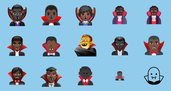 🧛🏿‍♂️ Man Vampire: Dark Skin Tone Emoji