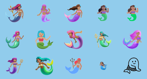 🧜🏽‍♀️ Mermaid: Medium Skin Tone on Microsoft Windows 11 23H2 June 2024 ...