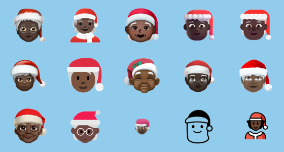 🧑🏿‍🎄 Mx Claus: Dark Skin Tone on Google Noto Color Emoji 16.0 June Update