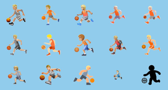 ⛹🏼 Person Bouncing Ball: Medium-Light Skin Tone Emoji | Meaning, Copy ...