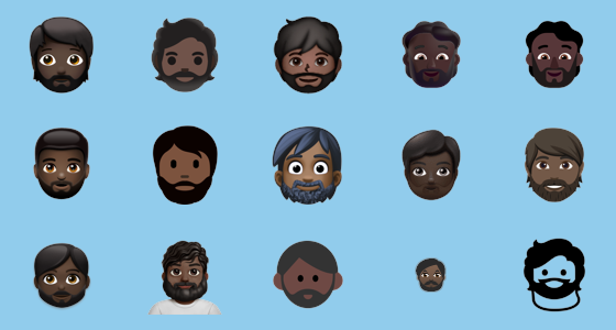 🧔🏿 Person: Dark Skin Tone, Beard Emoji | Meaning, Copy And Paste