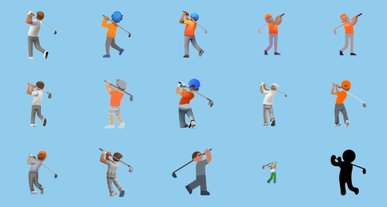 🏌🏽 Golfista: Pele Morena em Twitter / X Twemoji 15.0.1
