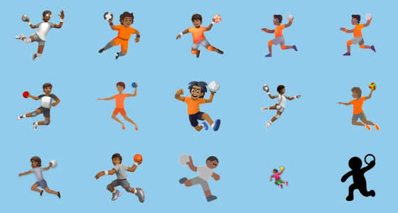 🤾🏾 Person Playing Handball: Medium-Dark Skin Tone on Huawei HarmonyOS 4.0