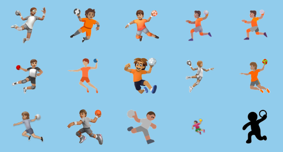 🤾🏽 Handebol: Pele Morena em Microsoft Teams (3D Animated) 15.1