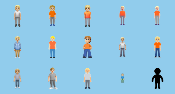 🧍🏼 Person Standing: Medium-Light Skin Tone Emoji on Google Noto Color ...