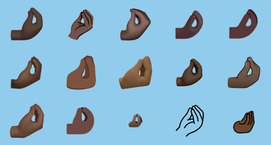 🤌🏿 Pinched Fingers: Dark Skin Tone Emoji | Meaning, Copy And Paste