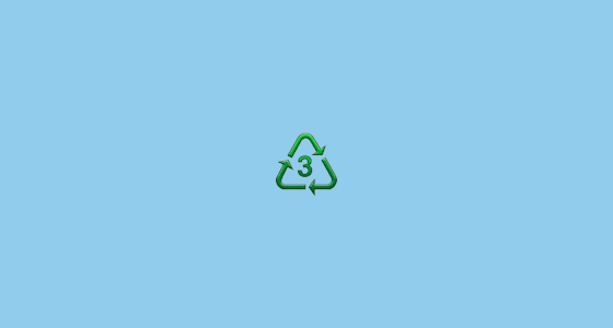 Recycling Symbol for Type-3 Plastics auf Microsoft Windows 10 ...