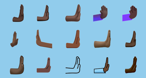 🏿 Rightwards Pushing Hand: Dark Skin Tone Emoji | Meaning, Copy And Paste