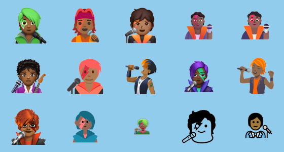 🧑🏾‍🎤 Singer: Medium-Dark Skin Tone Emoji | Meaning, Copy And Paste