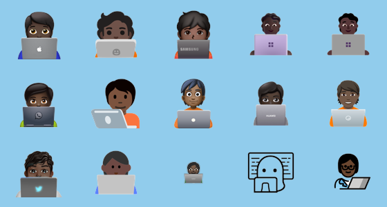 🧑🏿‍💻 Technologist: Dark Skin Tone Emoji | Meaning, Copy And Paste