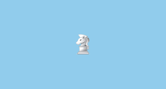 White Chess Knight Emoji | Meaning, Copy And Paste