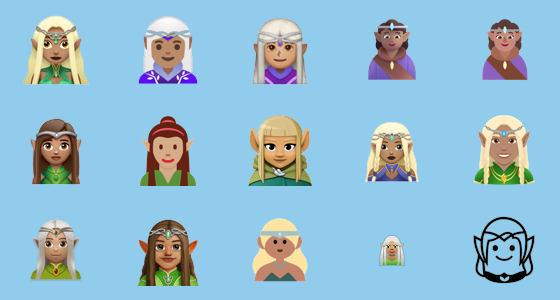 🧝🏽‍♀️ Woman Elf: Medium Skin Tone on Microsoft 3D Fluent 15.1