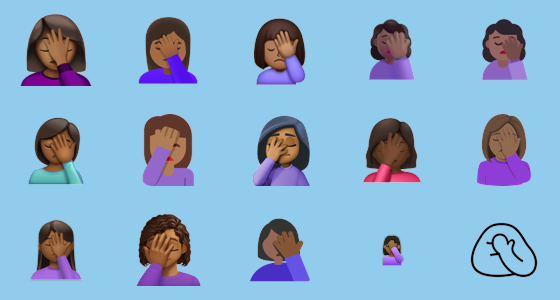 🤦🏾‍♀️ Woman Facepalming: Medium-Dark Skin Tone Emoji | Meaning, Copy ...