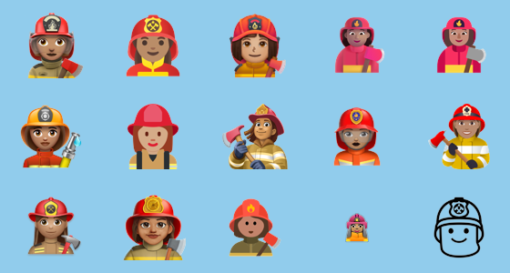 👩🏽‍🚒 Woman Firefighter: Medium Skin Tone on Google Noto Color Emoji 16. ...