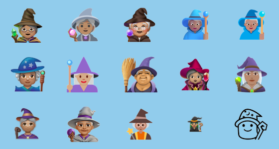 🧙🏽‍♀️ Magierin: Mittlere Hautfarbe auf Microsoft Windows 11 24H2 August ...