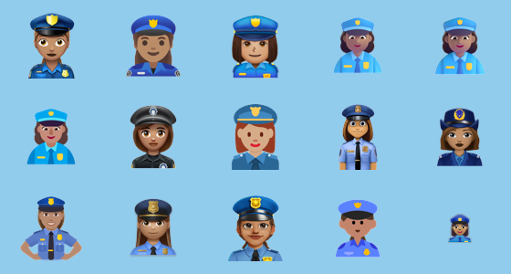 👮🏽‍♀️ Woman Police Officer: Medium Skin Tone on Microsoft 3D Fluent 15.1