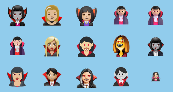 🧛🏼‍♀️ Woman Vampire: Medium-Light Skin Tone on Google Noto Color Emoji ...