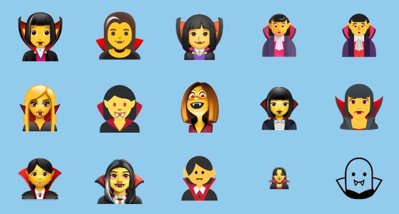 🧛‍♀️ Woman Vampire on Google Noto Color Emoji 16.0
