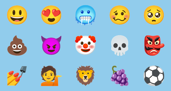 Google Emoji List — Emojis for Android, Gmail, ChromeOS, YouTube
