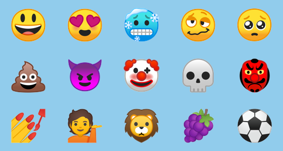 Lista de emojis de Google — Emojis para Android, Gmail, ChromeOS, YouTube