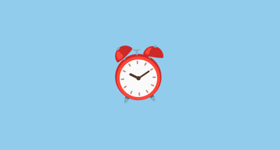 ⏰ Alarm Clock Emoji on Noto Color Emoji, Animated 15.0
