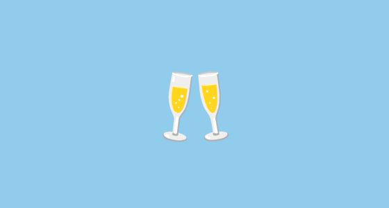 🥂 Trinquer Emoji On Noto Color Emoji Animated 150