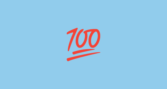 💯 Cent Points Emoji on Noto Color Emoji, Animated 15.0