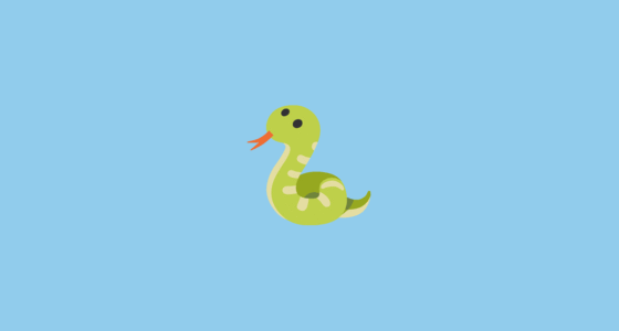 🐍 Slang Emoji on Noto Color Emoji, Animated 15.0