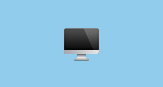 🖥️ Desktop Computer Emoji on Apple iOS 11.1