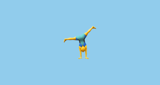 🤸 Person Cartwheeling Emoji on Apple iOS 11.1