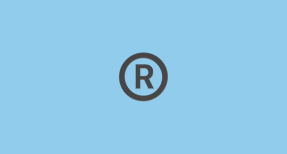 ®️ Registered Emoji on Apple iOS 11.1